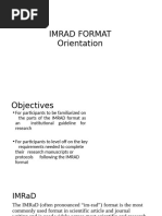 Understanding IMRaD Structure | PDF