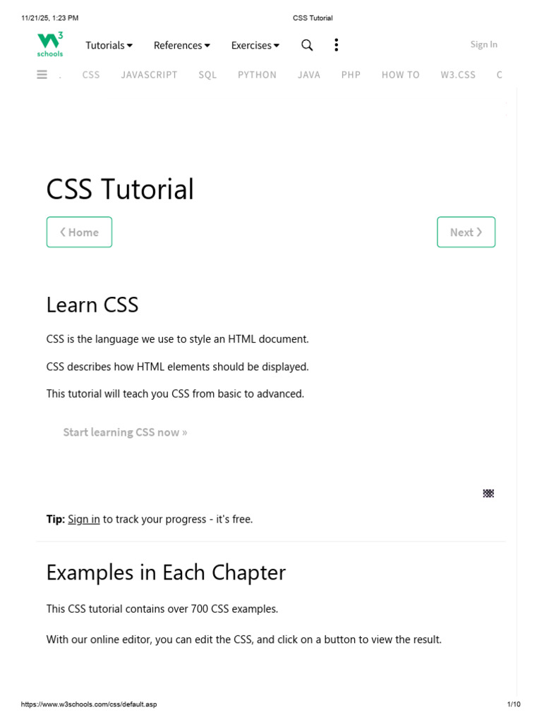 CSS Tutorial | PDF | Bootstrap (Front End Framework) | Php