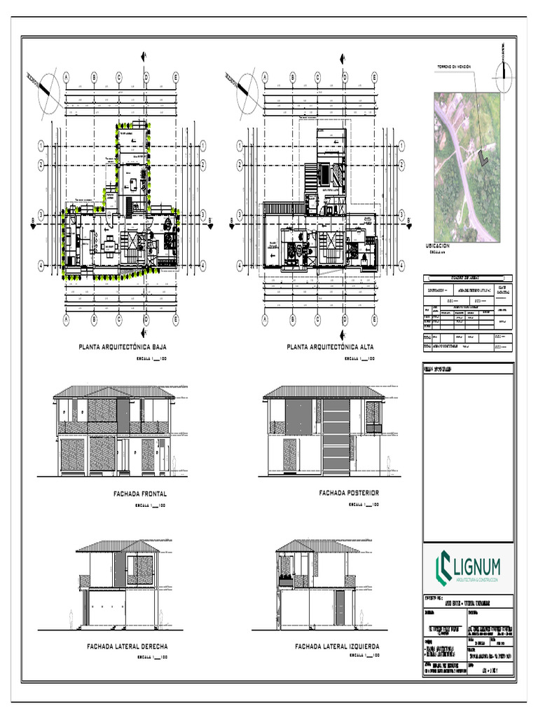 Lámina 1 2 Arq Proyecto Ande House | PDF