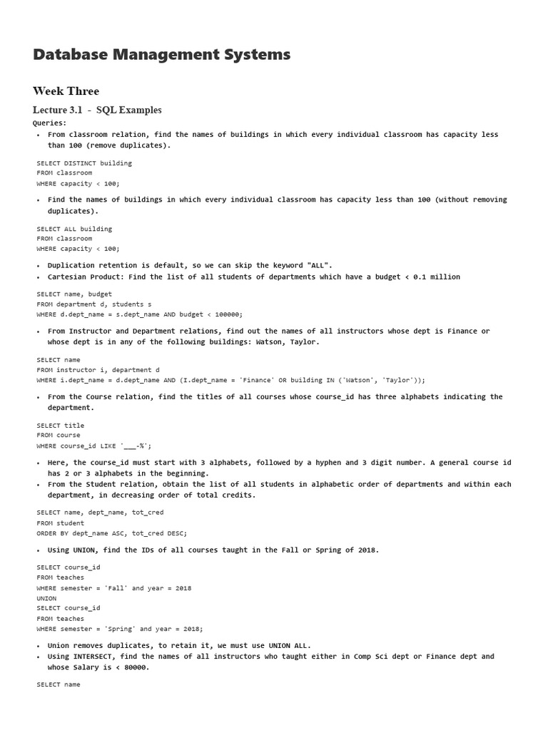 Database Management Systems | PDF | Databases | Computer Programming