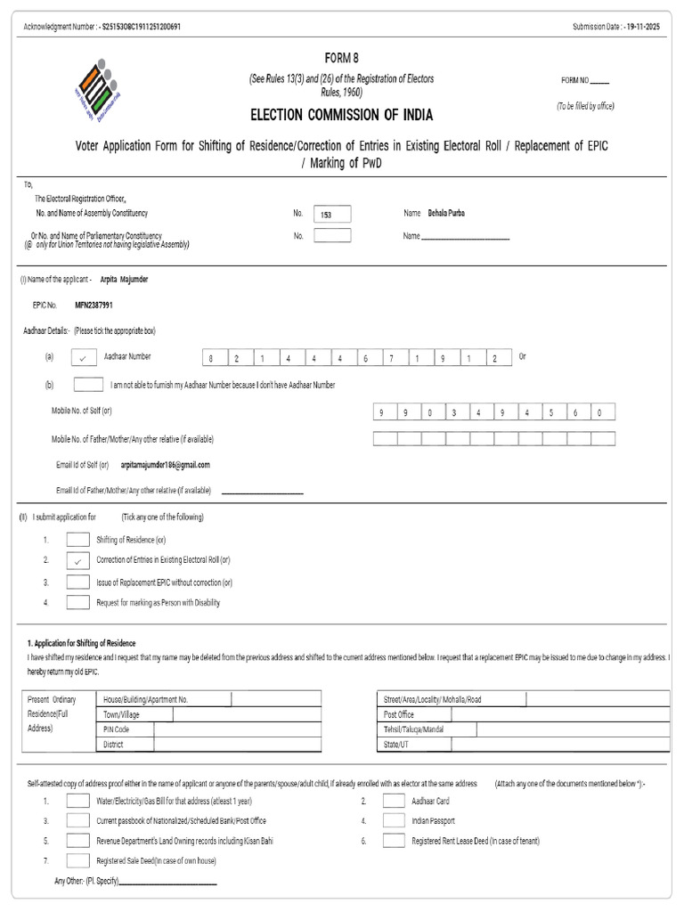 Signed S25 Form 153 S25153O8C1911251200691 Form8S251 | PDF