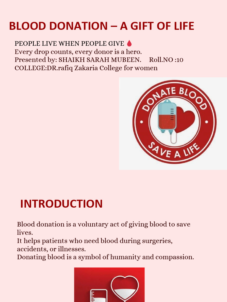 Blood Donation Stylish Presentation - PPTX 20251113 171033 0000 | PDF