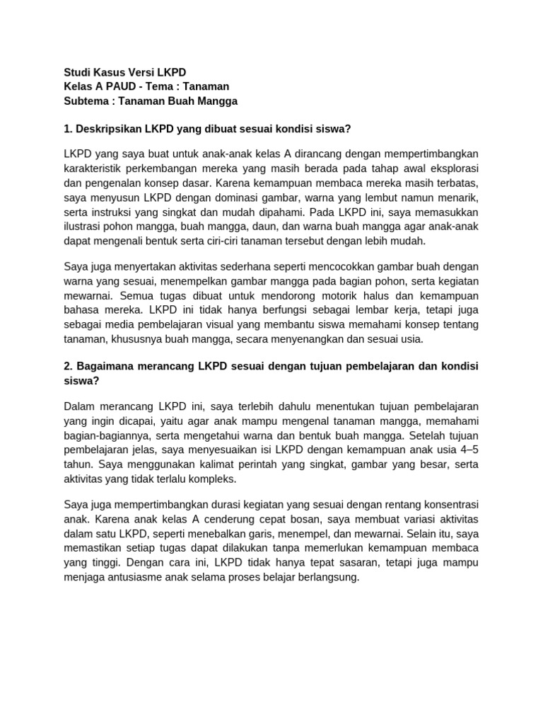 Lilis Suryani _Studi Kasus | PDF