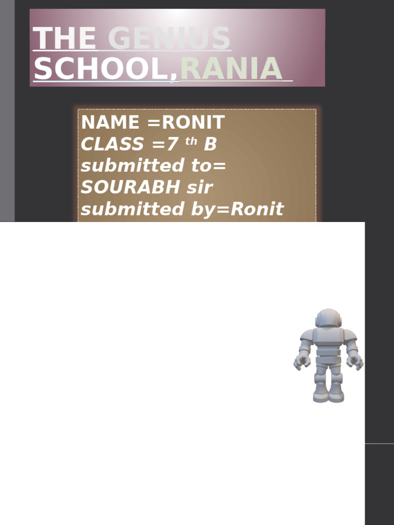 Genius: School | PDF