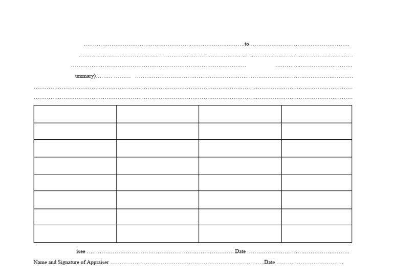 Individual Performance Plan Template | PDF