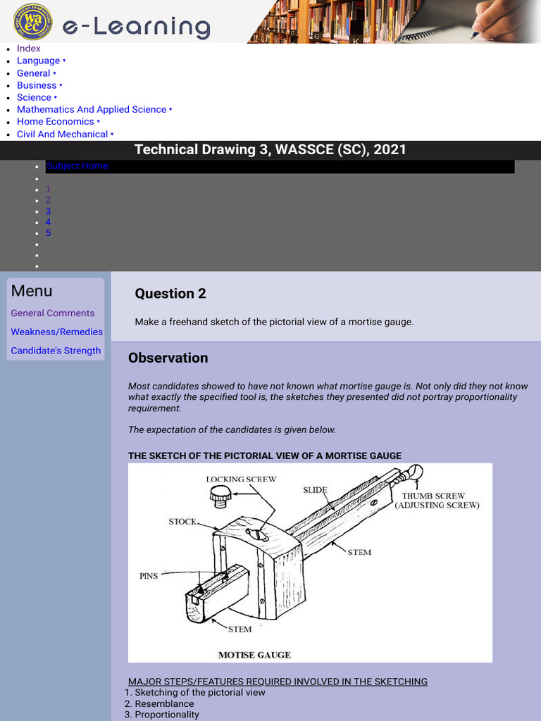 TechnicalDrawing3, WASSCE (SC), 2021 1759511688549 | PDF