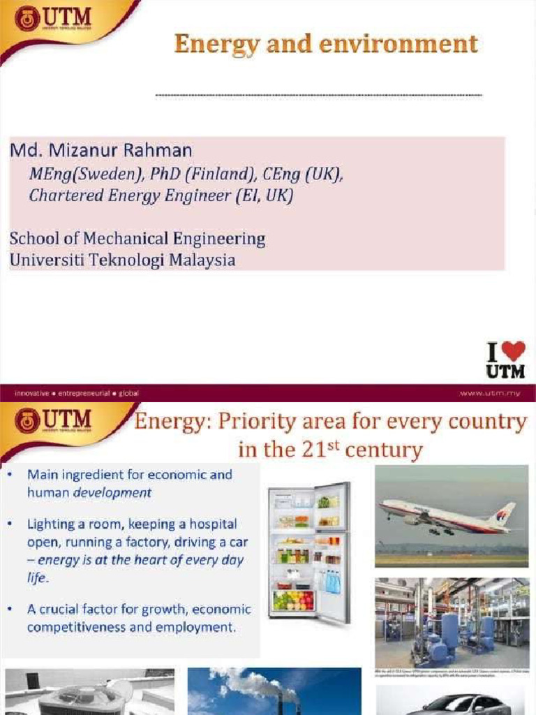 Lec 2 Energy Environment | PDF
