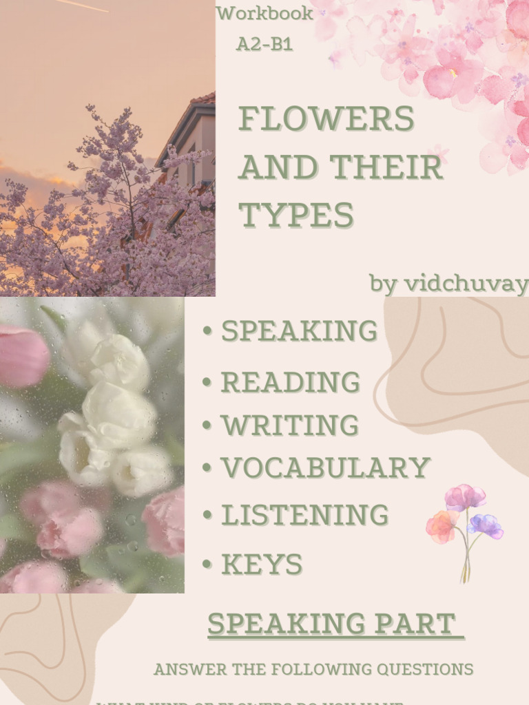 Types of Flowers and Their Uses | PDF | Tulip | Garden Plants