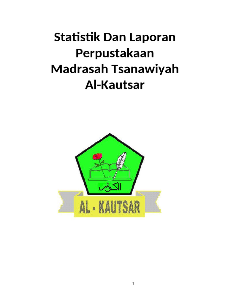 Statistik Pelayanan Perpustakaan MTS Al-Kautsar | PDF