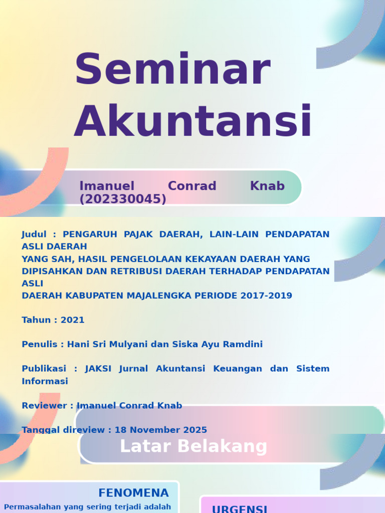 Review Jurnal Imanuel Conrad Knab ( 202330045 ) | PDF