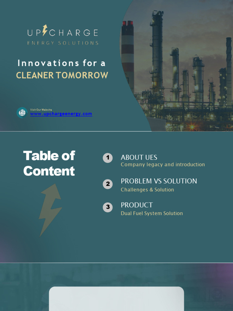 Innovations For A Cleaner Tomorrow | PDF | Diesel Engine | Exhaust Gas