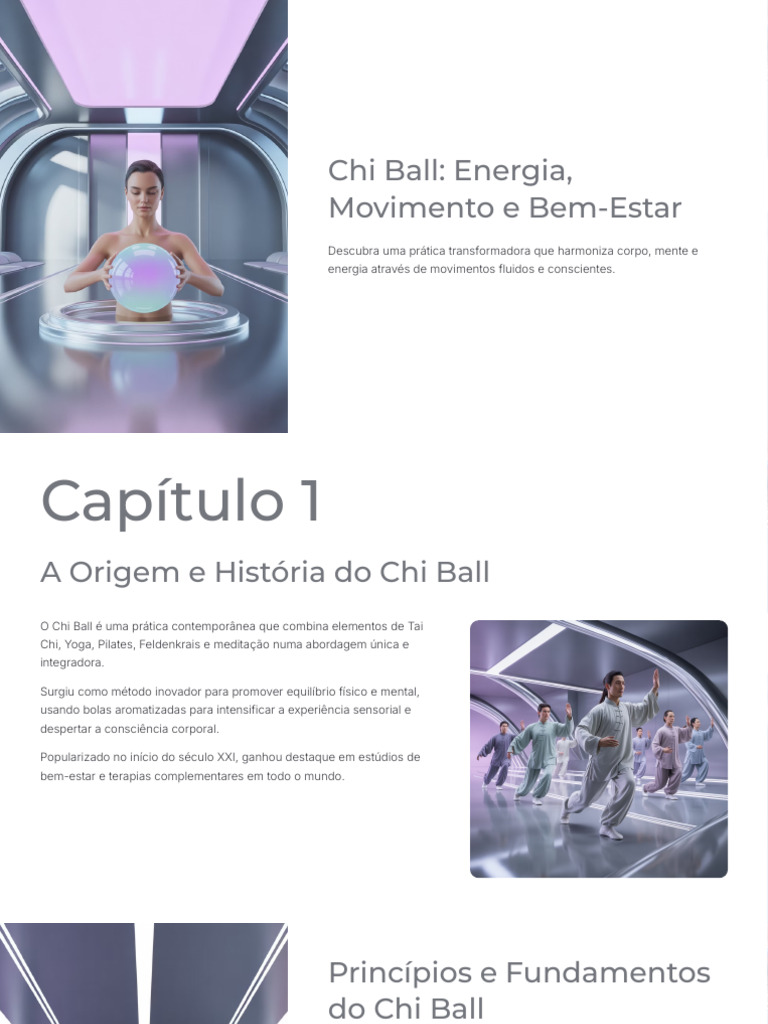 Chi Ball: Movimento e Bem-Estar Integrado | PDF | Meditação | Pilates