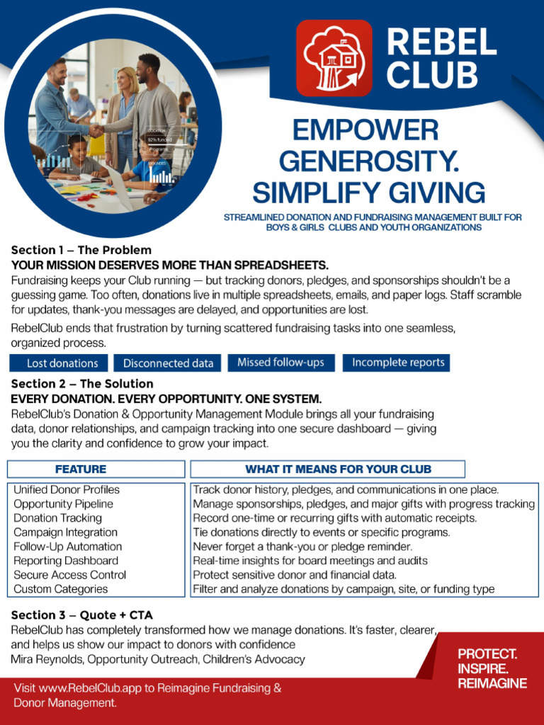 Empower Generosity. Simplify Giving | PDF