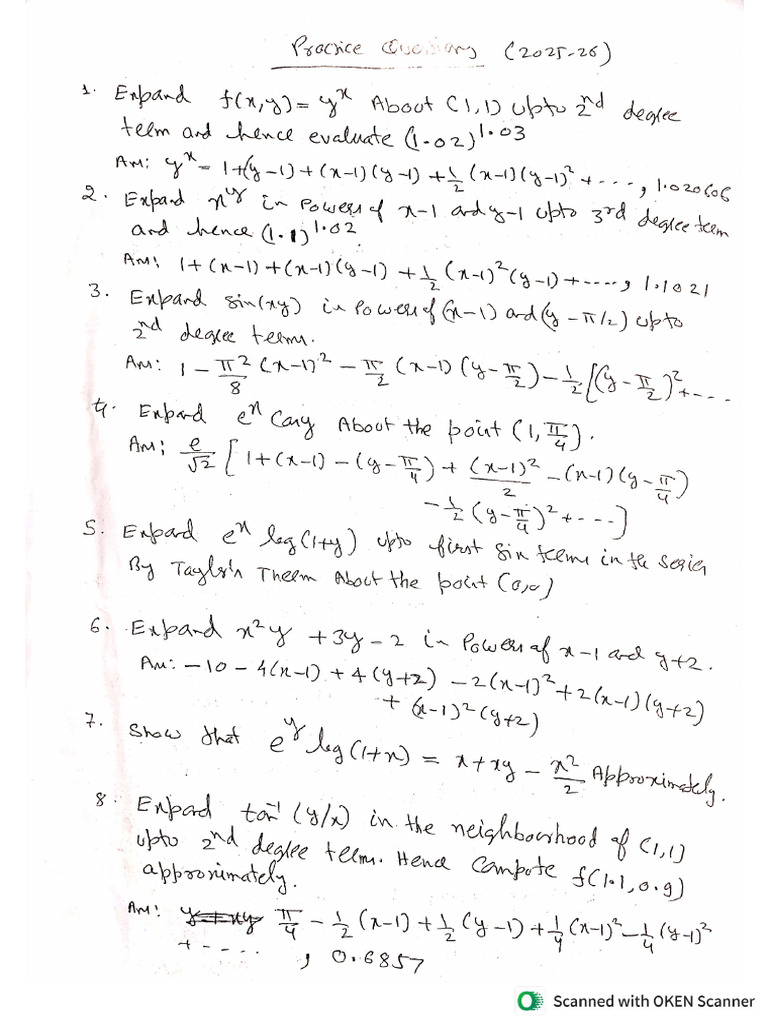 Practice Sheet | PDF