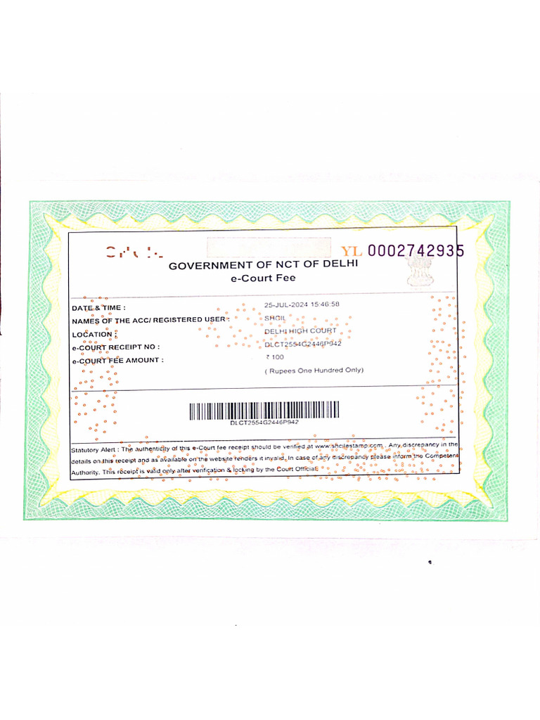 Court Fees | PDF