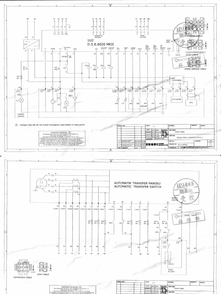 Aksa Apd66c Wiring Diagram | PDF