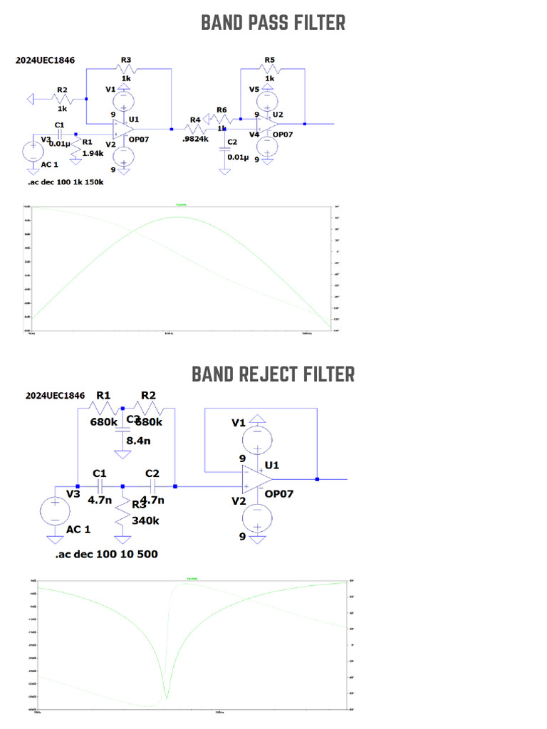Band Pass Filter | PDF