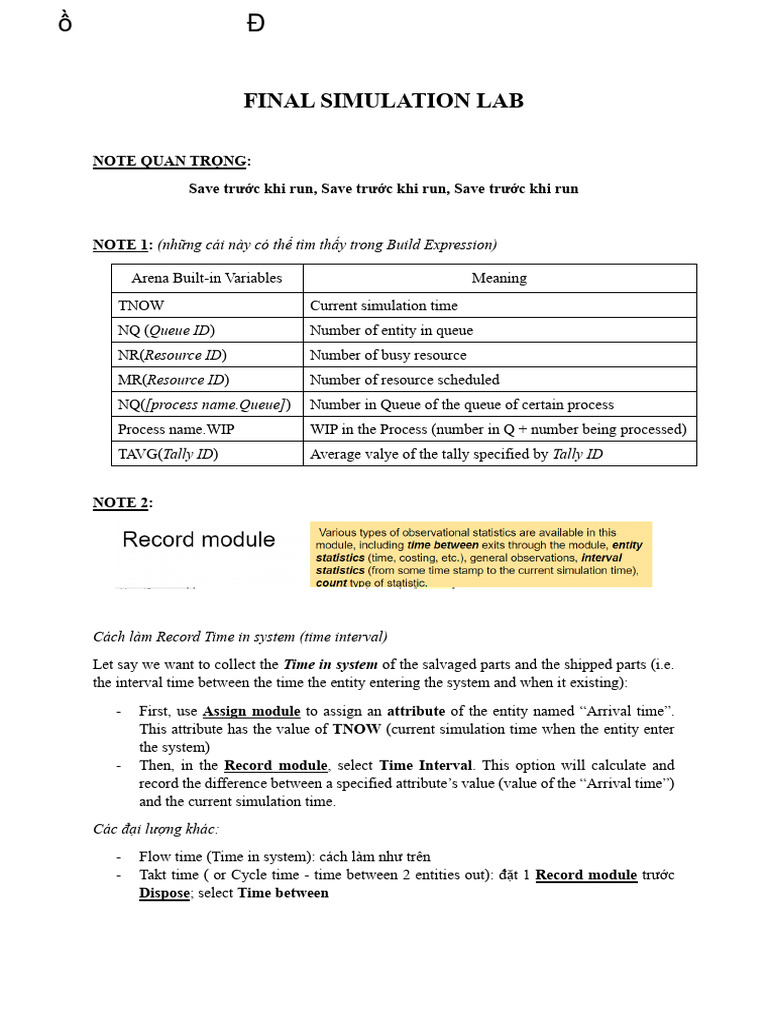 Final Simulation Lab | PDF