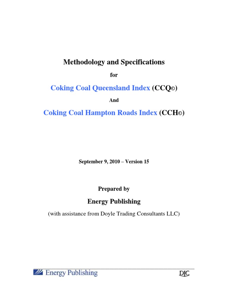 Coking Coal Index | PDF | Outlier | Index (Economics)