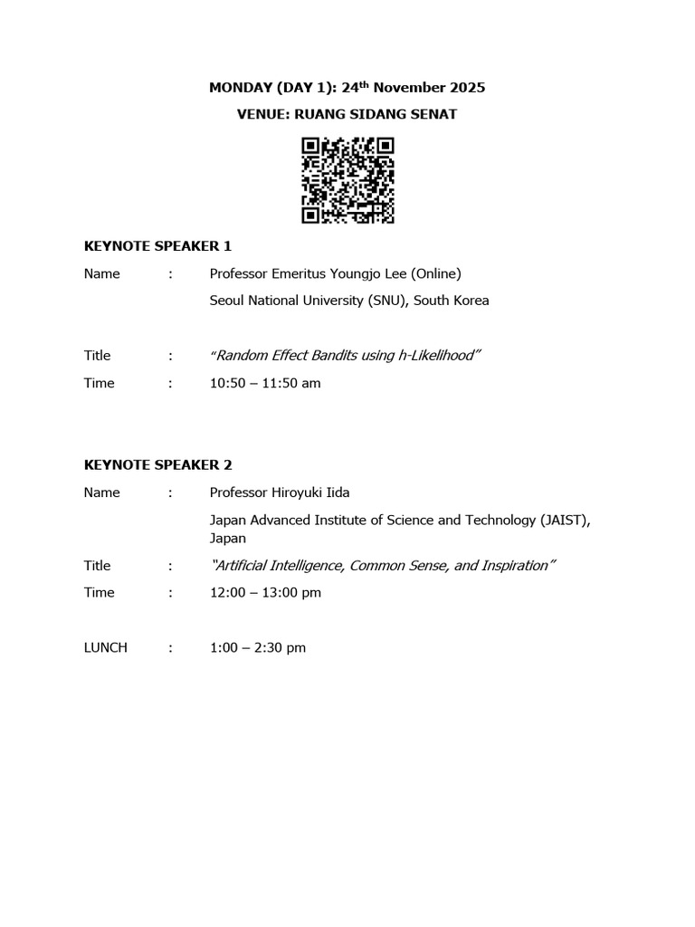 SCHEDULE 2 - Parallel Session | PDF | Artificial Intelligence ...