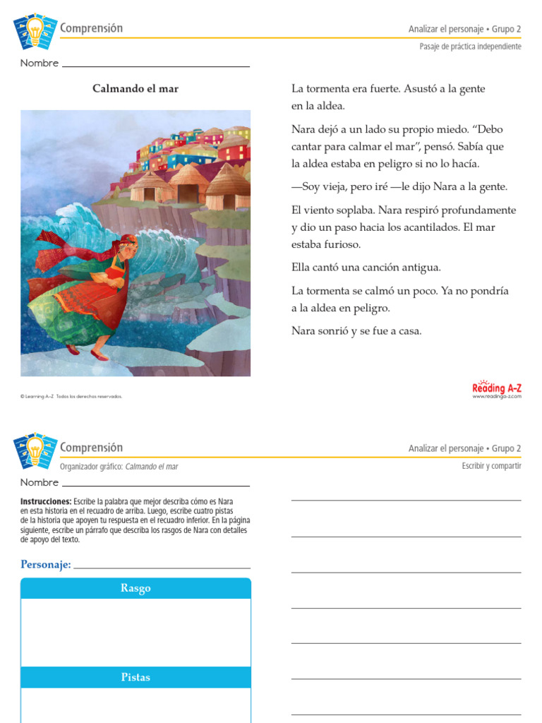 SCP g2 Analyze Character Ipp Calmando El Mar | PDF