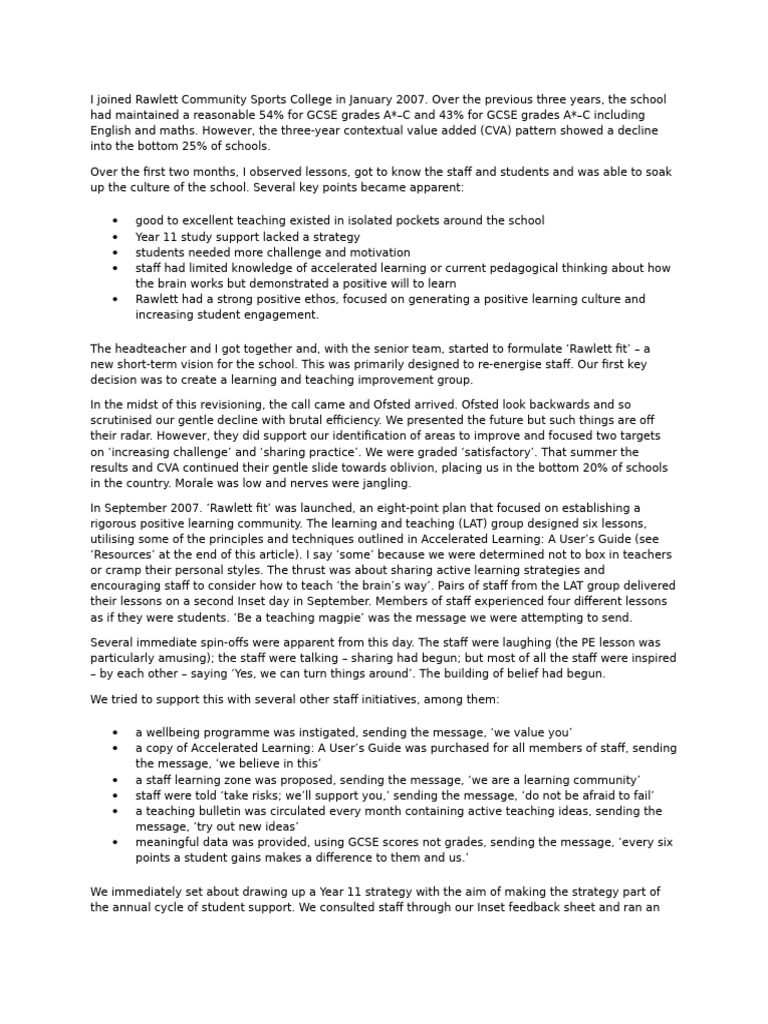 Motivating Students To Take Responsibility | PDF | Motivation ...