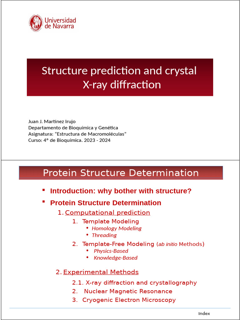 Protein Structure Prediction Techniques | PDF | Proteins | Protein ...
