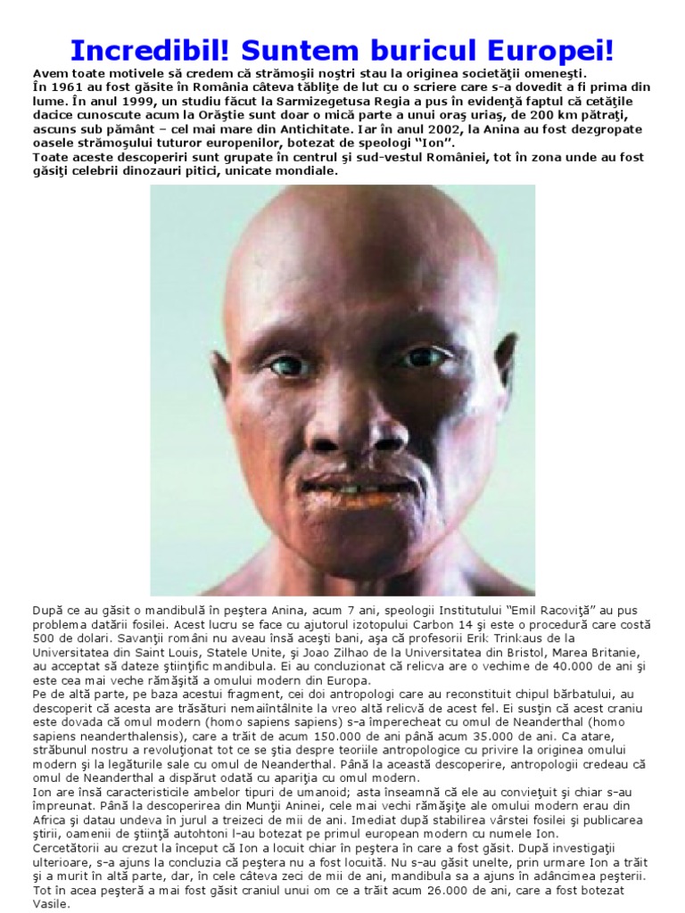 Incredibil - Suntem Buricul Europei! | PDF