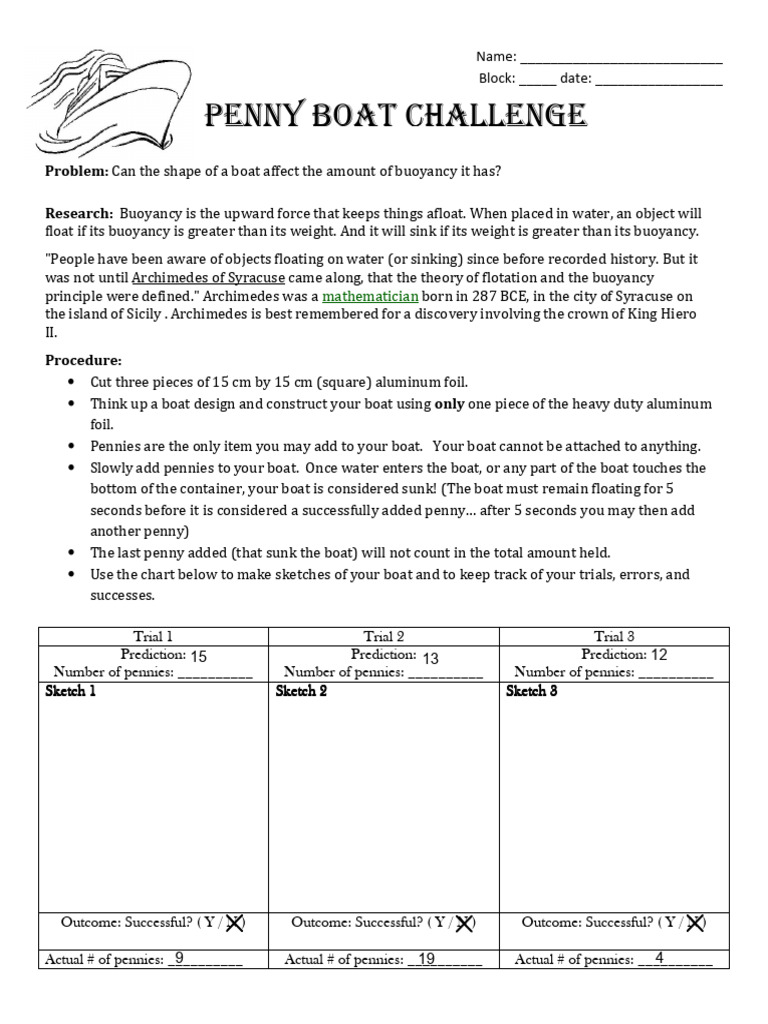 PennyBoat Challenge | PDF