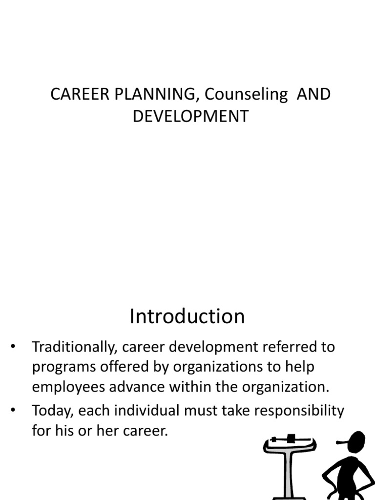 Career Planning, Counseling and Development | PDF | Mentorship | Employment