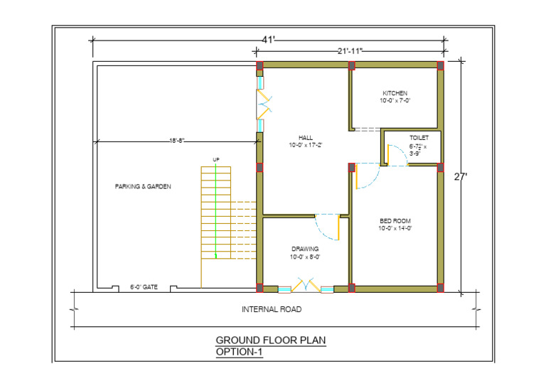Arshad GF Floor Plan Option-1 | PDF