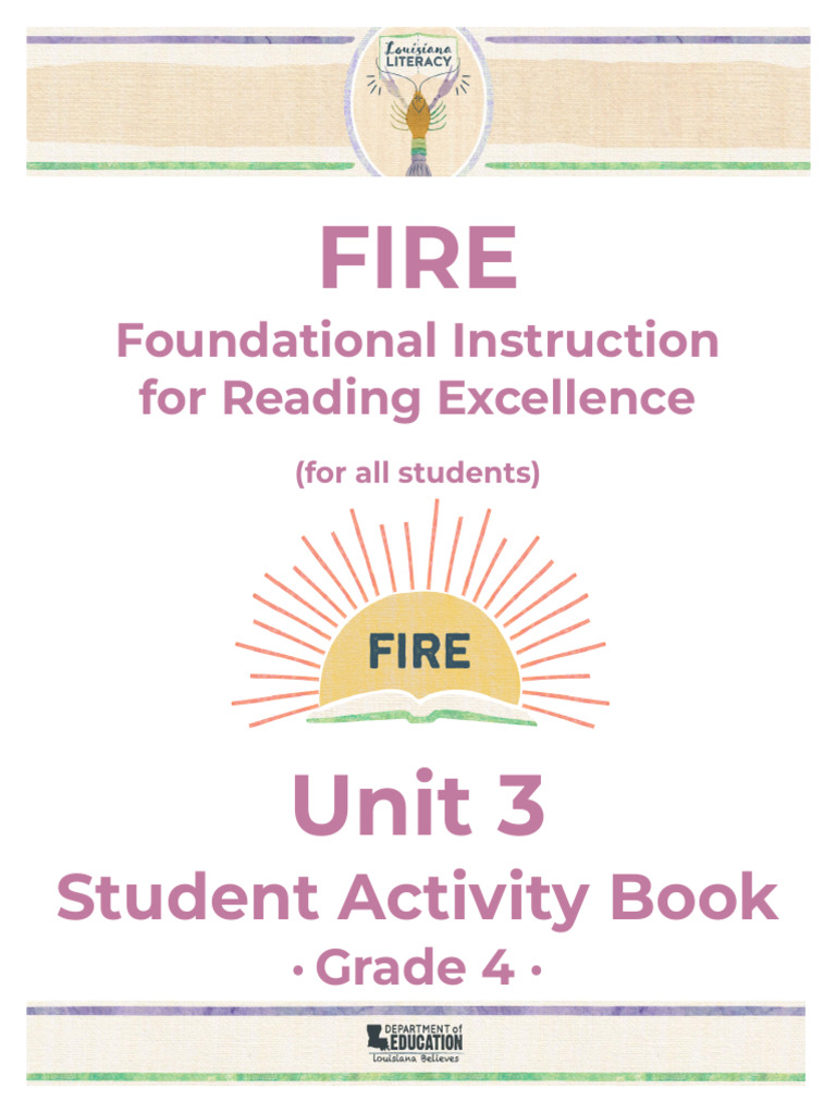 Grade 4 Reading Activity Book: Morphology & Grammar | PDF | Syllable ...