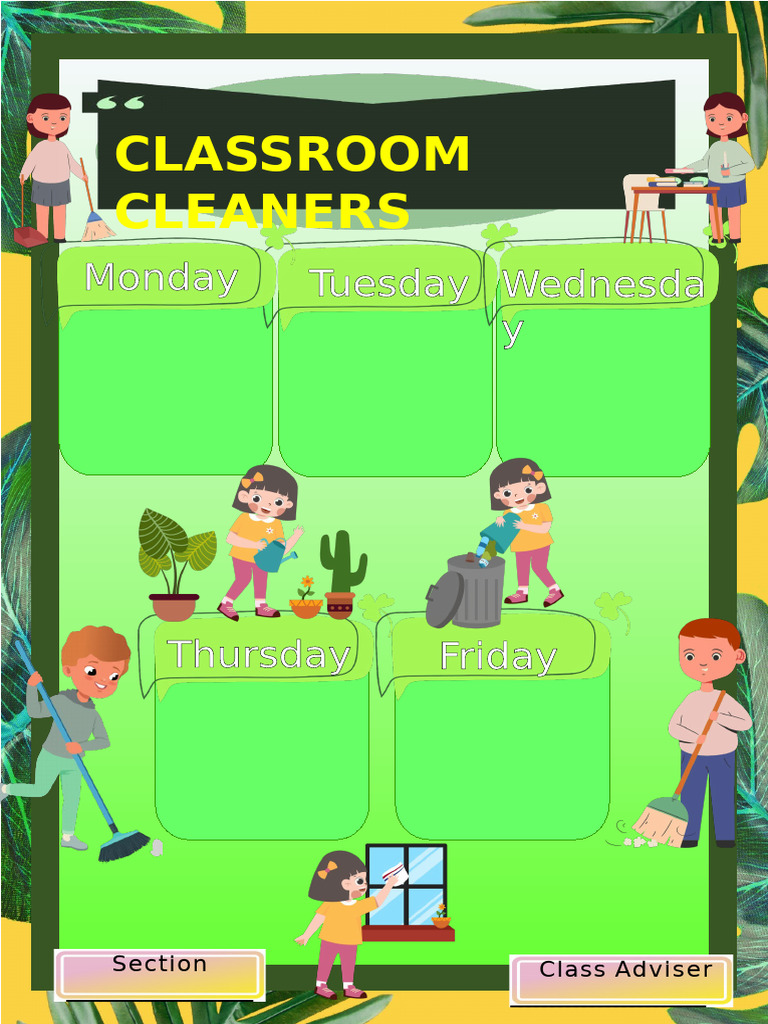 Classroom Cleaners | PDF