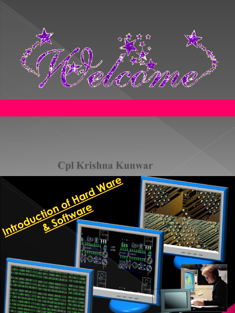 Introduction of Software & Hardware | PDF | Operating System | Computer ...