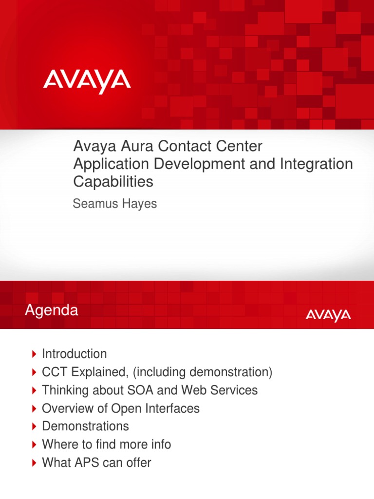 AACC Application Development and Integration Capabilities | PDF | Call ...
