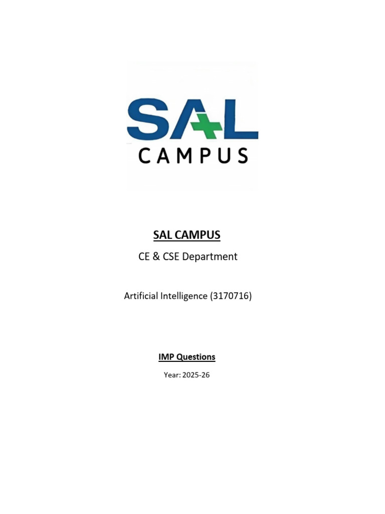 Ai Imp | PDF | Cognitive Science | Artificial Intelligence