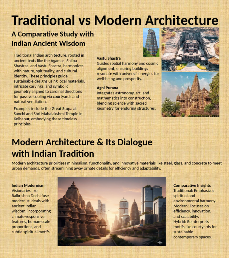 Traditional Vs Modern Architecture: A Comparative Study With Indian ...