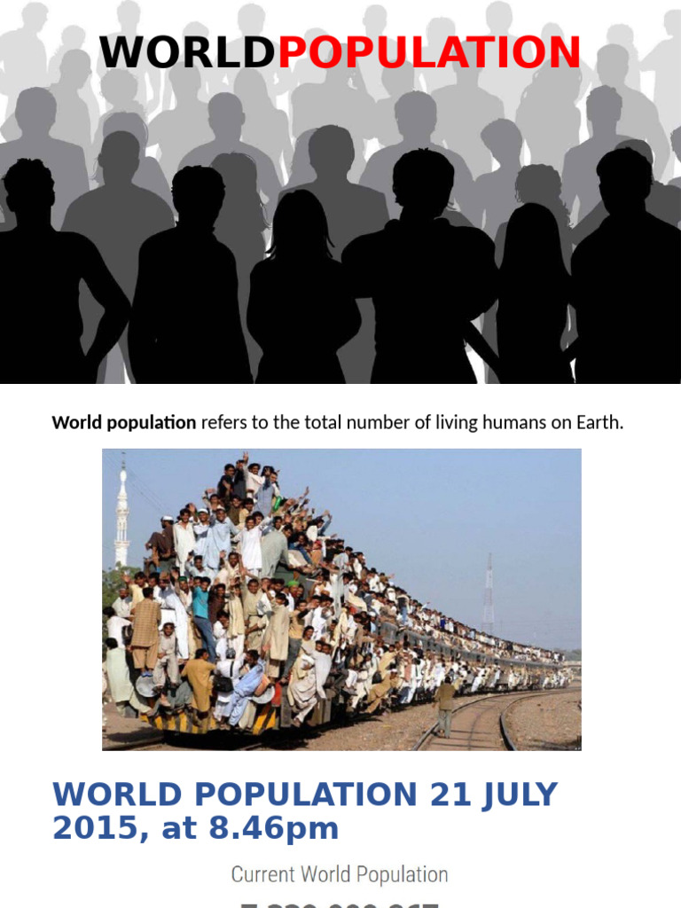 Worldpopulation 150721112729 Lva1 App6891 | PDF | World Population