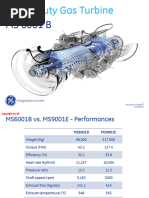 MS5001PA Gas Turbine Fact Sheet | PDF | Gas Turbine | Duct (Flow)