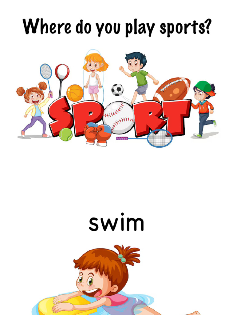 Vocab - Level 1, Unit 10, Lesson 8 (Review of Sports) | PDF