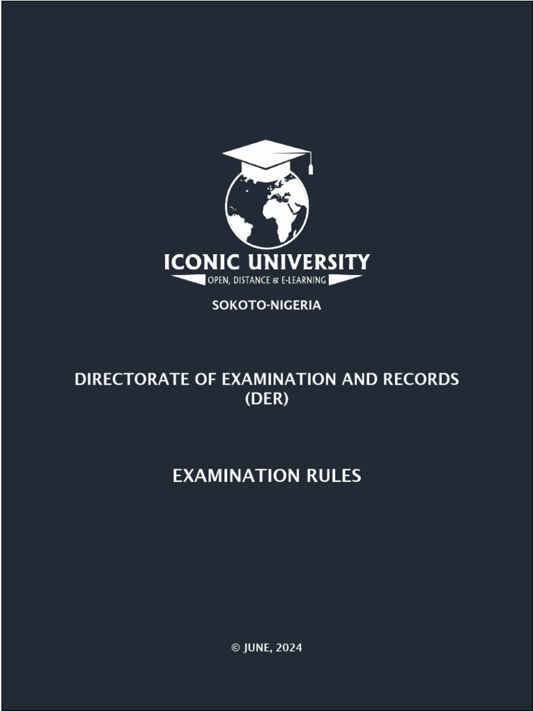 Examination Rules | PDF