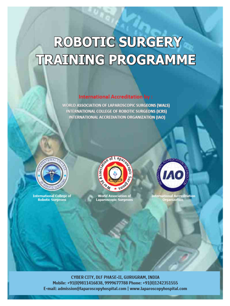Robotic Surgery Training Program Overview | PDF | Surgery | Urology