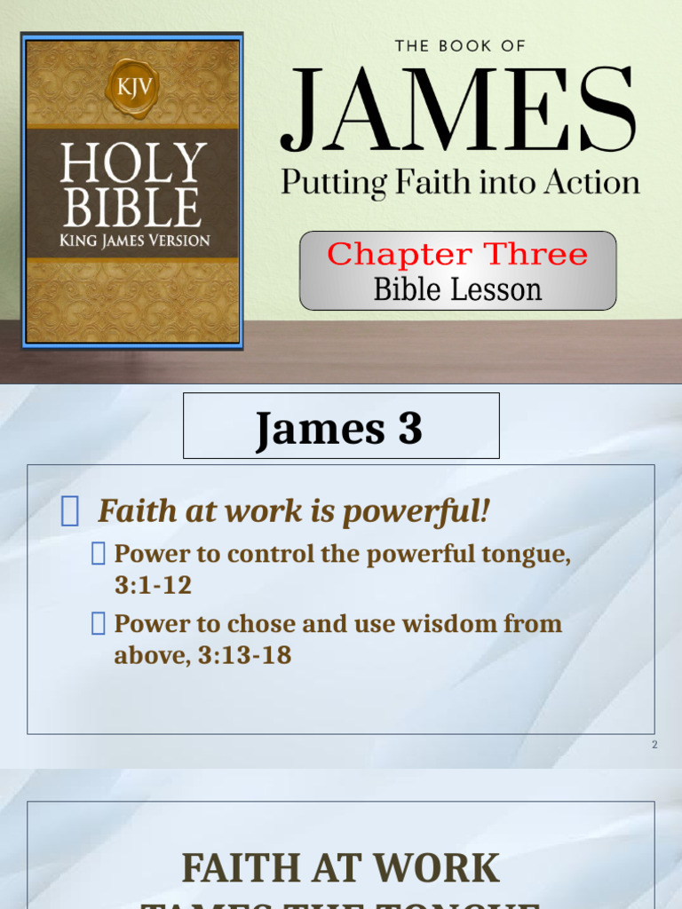 James Chapter Three | PDF | God | Religious Belief And Doctrine