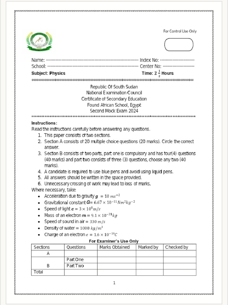 SSD Certificate Mock Exam 2025 | PDF