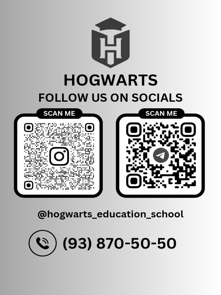 Black and Beige Simple Typographic QR Code Document | PDF