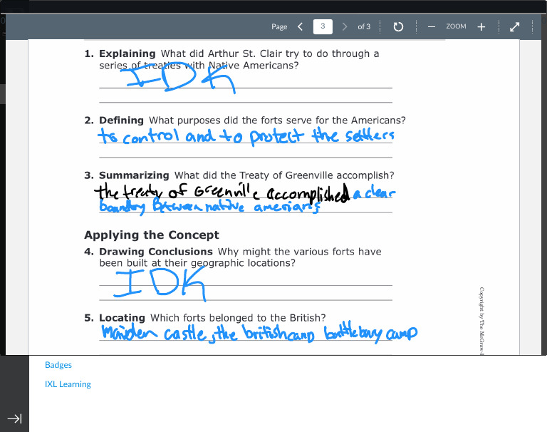 Social Studies 8 Guided Reading Assignment | PDF