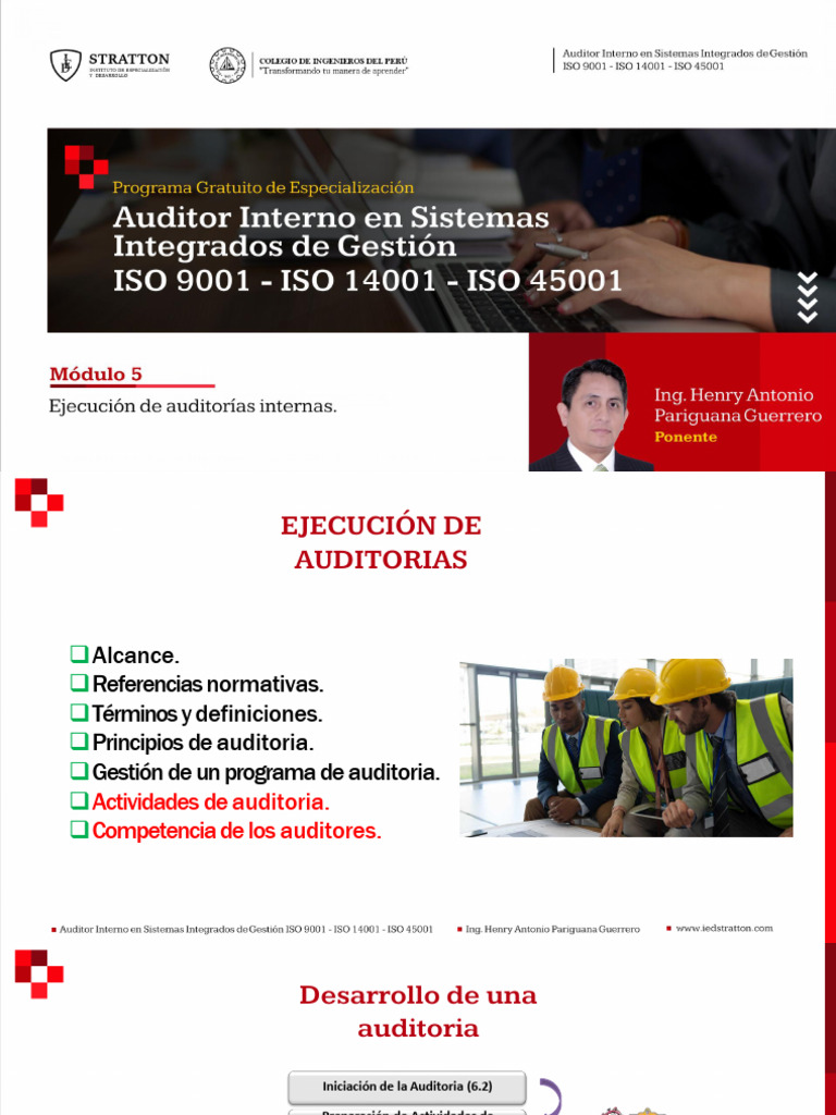 Módulo 05 - Auditor Interno en Sistemas Integrados de Gestión ISO 14001 ...