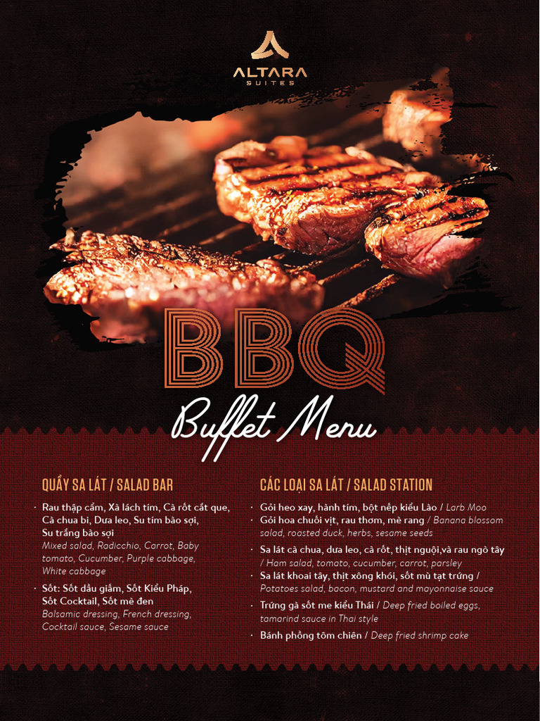 BBQ Buffet Menu | PDF