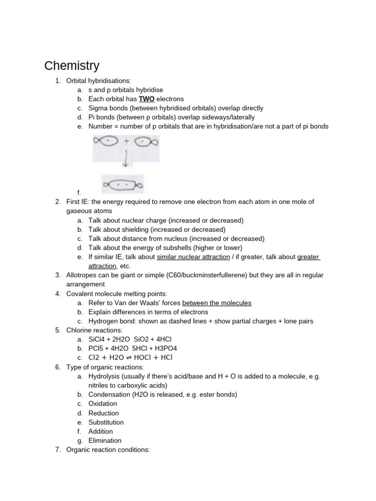 As Level Notes | PDF | Chemical Bond | Chemical Reactions