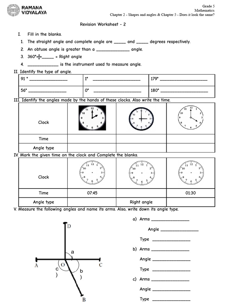 Gr5 - Math - Ch02 - Ch05 - Shapes and Angles - Does It Look The Same ...